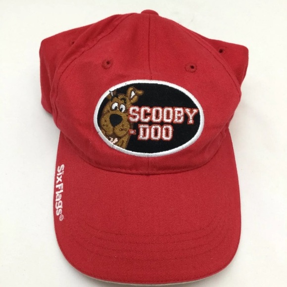 Six Flags | Accessories | Scooby Doo Ball Cap Six Flags Embroidered Hat ...